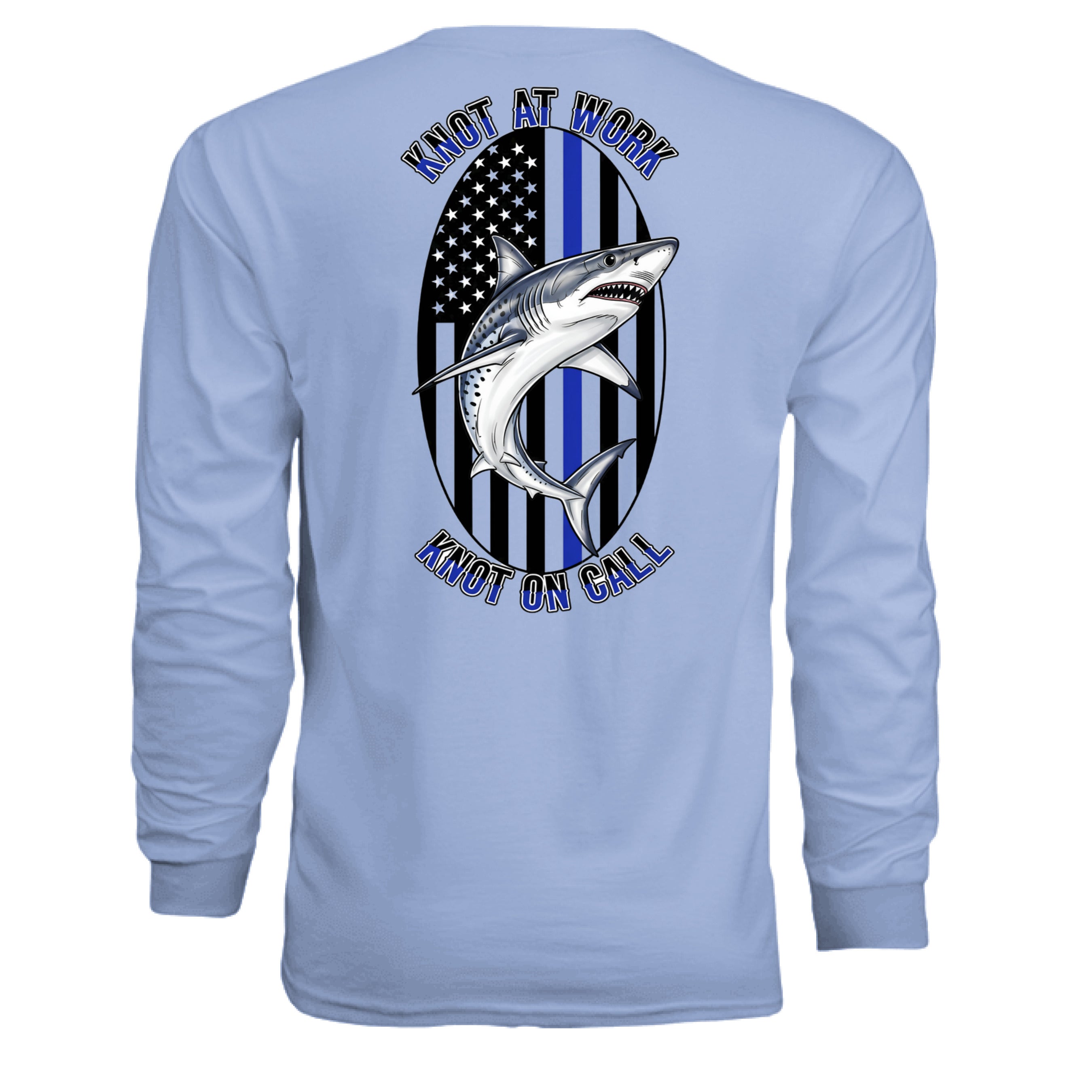 Thin Blue Line Long-Sleeve Cooling Performance – Knot Anchored